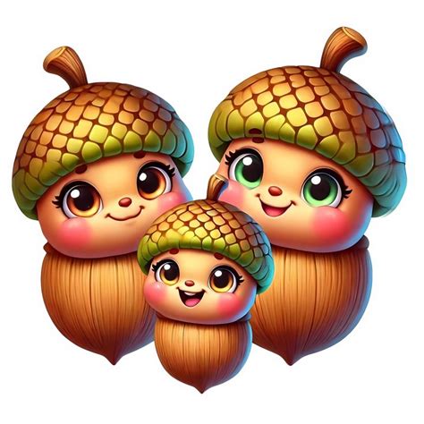 Cute Acorn Clipart 12 High Quality S Adorable Cute Acorn Clipart