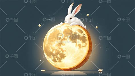 包装ai数字艺术 兔子在吃月饼插画 Ai立体元素免费下载png格式4032像素编号70874077 千图网