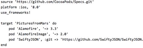 Two Questions Related To Installing Frameworks With Cocoapods Stack