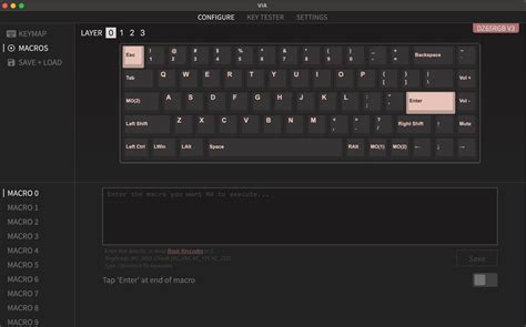 Macros Are Not Saved Issue The Via Releases Github