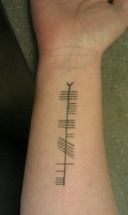 Pin By Pinner On Script Ogham Tattoo Tattoos Anam Cara