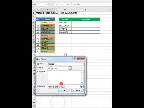 Cara Menghitung Jumlah Data Yang Sama Di Excel Open Video