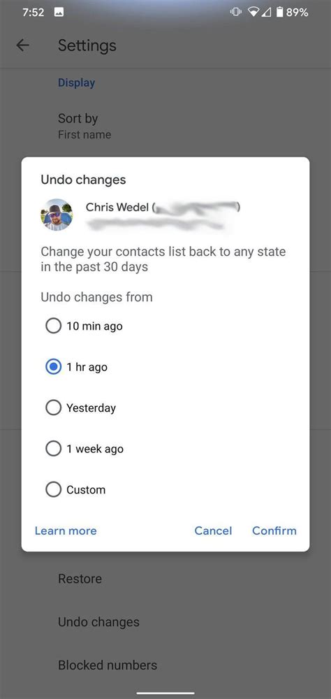How To Restore Deleted Contacts From Your Google Account Android Central