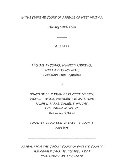 Fillable Online Michael Mccomas Winifred Andrews Fax Email Print Pdffiller