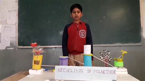 Recycling Of Polyethene Model Eco Friendly Science Fair Project Science Projects And