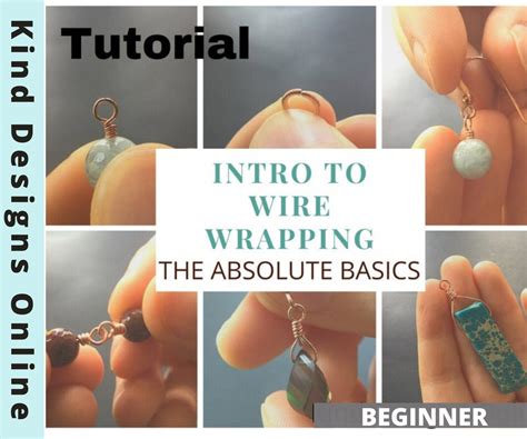 Intro To Wire Wrapping Tutorial How To Wire Wrap Beginners Etsy
