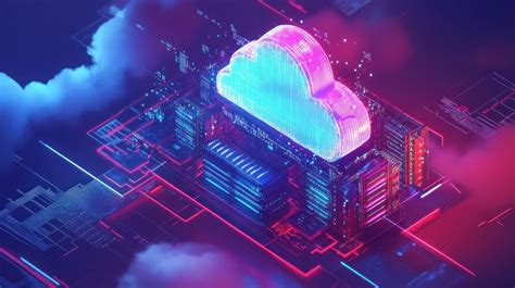 Cloud Computing Network Premium Ai Generated Image