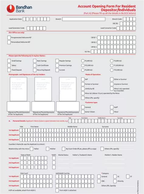 Pdf Kotak Mahindra Bank Account Opening Form Pdf Pano