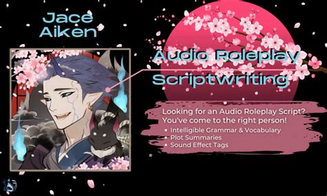 Write Asmr Roleplay Scripts For You By Jace Aiken Fiverr