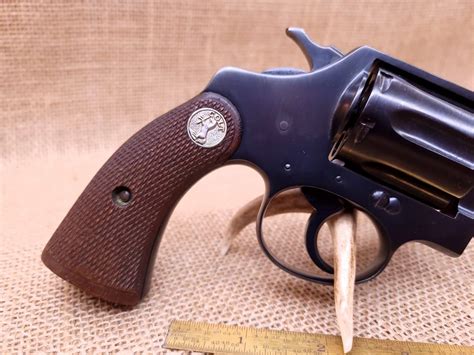 Colt Police Positive Special 32 20 Wcf 6 Barrel Checkered Wood