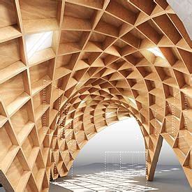 Wave Of Wood Pavilion Architecture Parametric Architecture Wood
