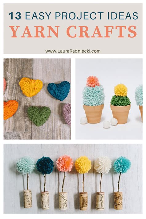 13 Easy Yarn Craft Ideas Diy Crafts With Yarn