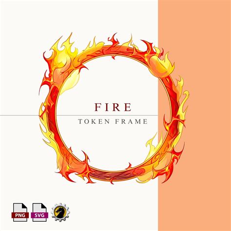 Dandd Token Border For Dungeons And Dragons Tabletop Rpg Roll20 Vtt