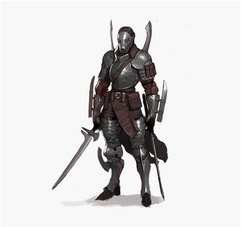 Knight Warrior Concept Art Character Anime Assassin Outfit Male