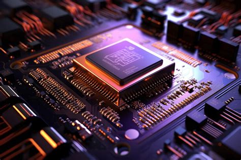 Premium Ai Image Computer Cell Phone Micro Chips Motherboard Data Ram