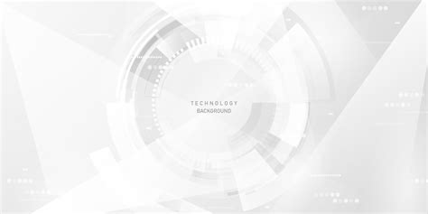 Modern White Abstract Technology Background Design Vector Illustration