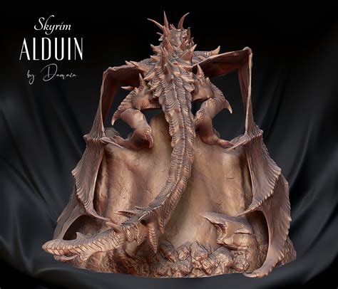 Alduin Skyrim Statue