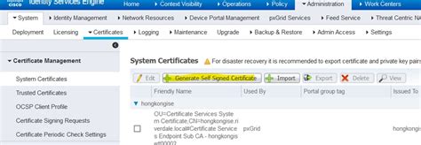 Configure Tlsssl Certificates In Ise Cisco