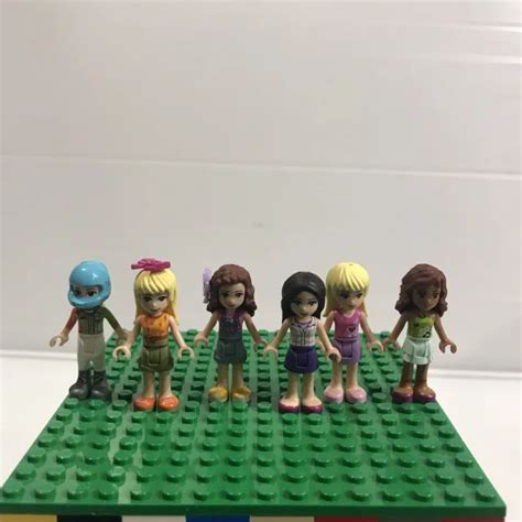 Lego Friends Minifigures Mia Stephanie Olivia Emma Andrea Stephanie Lot Of Picclick Uk
