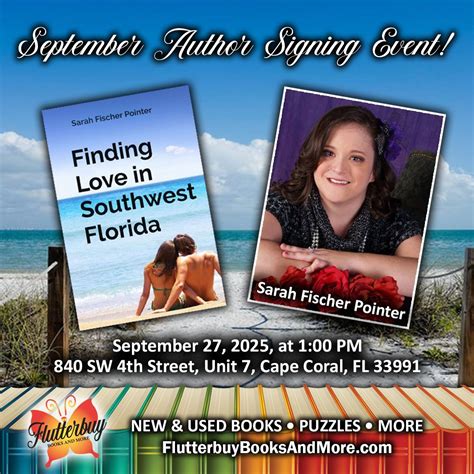 Bookstore Events Flutterbuy Books And More Cape Coral Fl