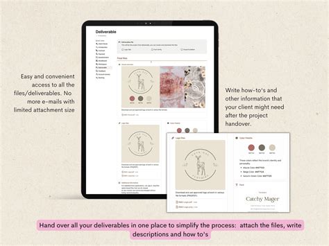 Notion Template Client Portal Client Dashboard Project Management