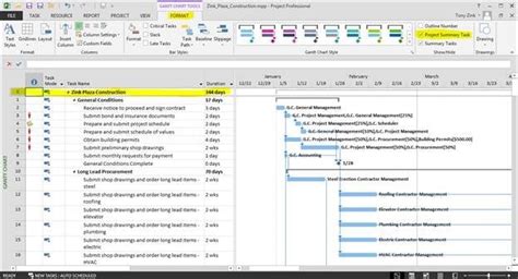 Microsoft Project Quick Trick Attaching General Project Notes To The Project Summary Task