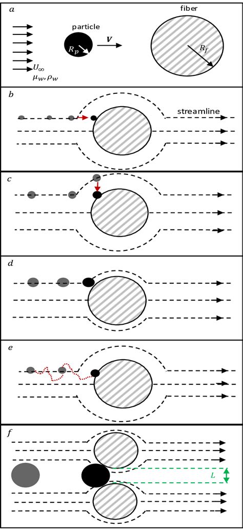 1 A Illustration Of The Movement Of A Spherical Particle With Radius