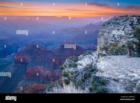 Sunrise At Grand Canyon National Park View From Hopi Point Arizona