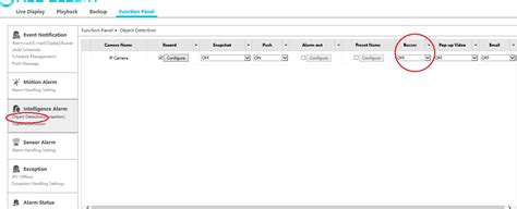Titanium Recorder Configuring Alarm And Buzzer Web Gui