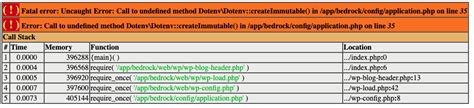 Newb Error Call To Undefined Method Dotenvdotenvcreateimmutable