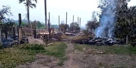 Dvb စစ်တပ်က ချင်ပြစ်ရွာနှင့် လေးအိမ်စုကျေးရွာရှိ နေအိမ်များကို မီးရှို့