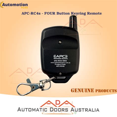 Apc Four Button Keyring Remote Apc Rc4s