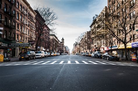 Papel De Parede Iluminação Pública Rua Paisagem Urbana Carro