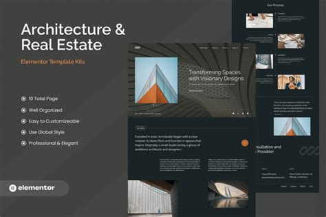 Archstudio Modern And Luxury Architecture Template Kit