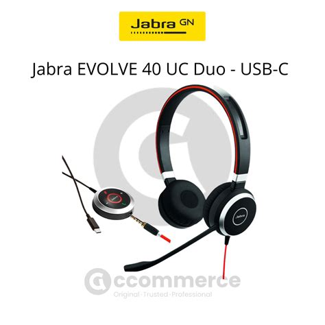 Jabra Evolve Ms Duo Usb C Accommerce