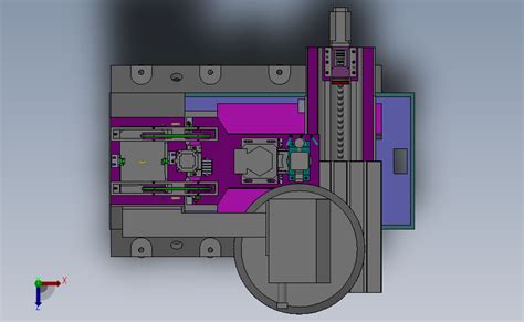 立式加工中心床身 SOLIDWORKS 2015 模型图纸下载 懒石网