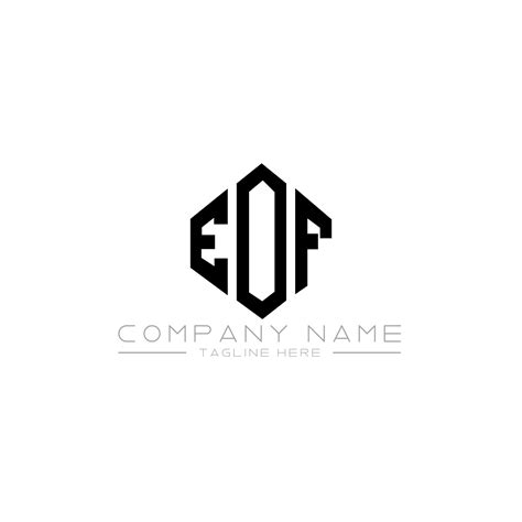 Eof Letter Logo Design With Polygon Shape Eof Polygon And Cube Shape Logo Design Eof Hexagon