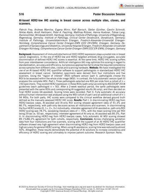 Pdf Ai Based Her2 Low Ihc Scoring In Breast Cancer Across Multiple Sites Clones And Scanners