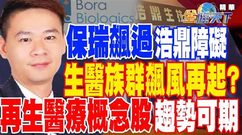 【精華】保瑞飆過「浩鼎障礙」生醫族群飆風再起！？再生醫療概念股趨勢可期！？ 許豐祿 Tvbsmoney 20230331 Youtube