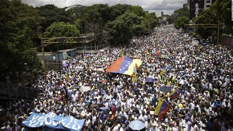 Protesters Fill The Streets In Venezuela Cnn Video