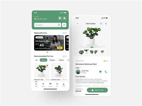 Plant Shop Ecommerce Mobile App Uiux Design Figma By Insightlancer Medium