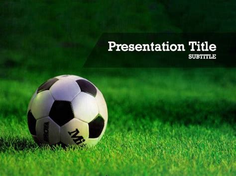 Soccer Field Background For Powerpoint