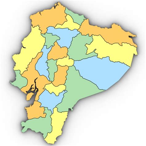 El Mapa Politico Del Ecuador