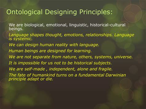 Ontological Designing Our Future Pptx