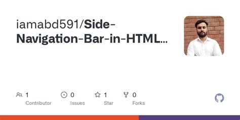 Github Iamabd591side Navigation Bar In Html And Css Dashboard Sidebar Menu