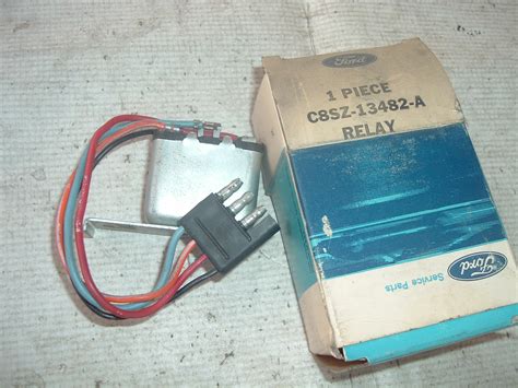 1968 69 70 Ford Thunderbird Brake Light Relay New Nos Ford C8sz 13482 A