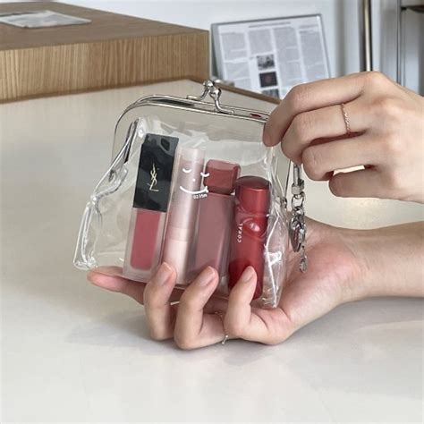 쩜이삼오 Best🩷투명 똑딱이파우치 And 키링 3종 위시버킷