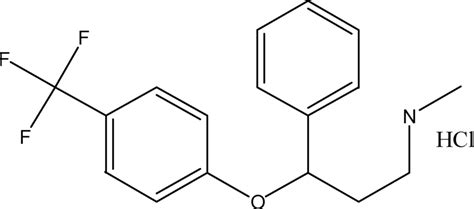 Chemical Structure Of Fluoxetine Hcl Download Scientific Diagram