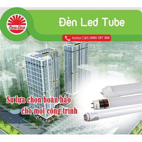 Mua Bóng Đèn LED Tuýp 18W Nhôm Nhựa Rạng Đông Dài 1 2m Bảo Hành 2 Năm Model LED TUBE T8 120