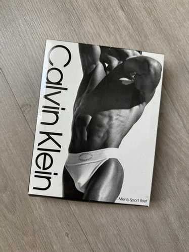 Rare New Vintage Calvin Klein Mens Sport Brief Black Gem
